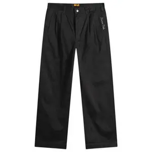 HUMAN MADE Double Pleated Wide Chino Pants - Black