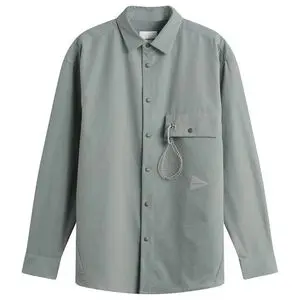 AND WANDER Dry Breathable Shirt - Blue Grey