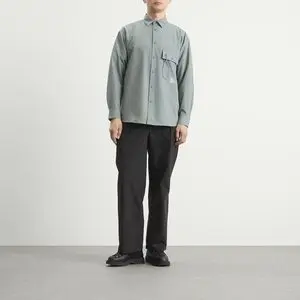 AND WANDER Dry Breathable Shirt - Blue Grey