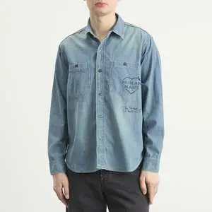 HUMAN MADE Stencil Military Chambray Shirt