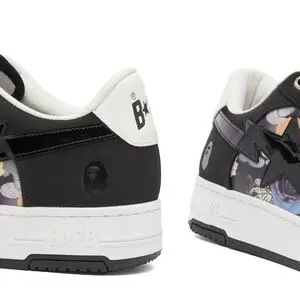 A BATHING APE Floral Patterned Sta 2 Sneaker