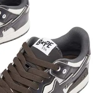 A BATHING APE Camo Leather Sk8 Sta Sneaker
