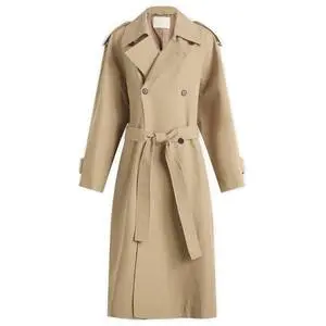 DUNST Oversized Trench Coat - Beige