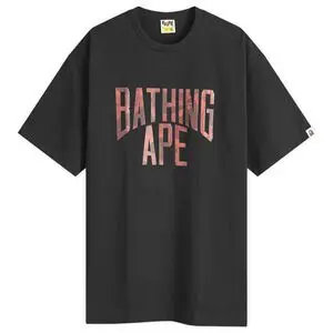 A BATHING APE Colour Camo Bathing Ape T-shirt - Black