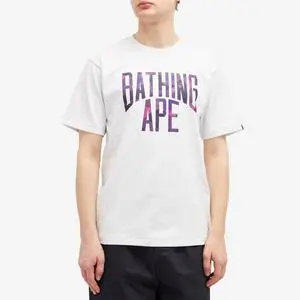 A BATHING APE Colour Camo T-shirt - Grey