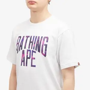 A BATHING APE Colour Camo T-shirt - Grey