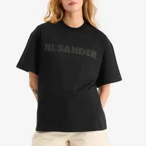 JIL SANDER Short Sleeve T-shirt - Black