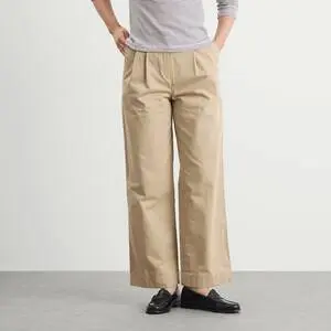 DUNST Wide Chino Trousers