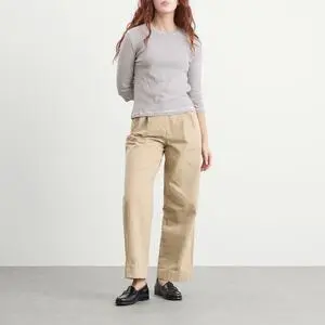 DUNST Wide Chino Trousers
