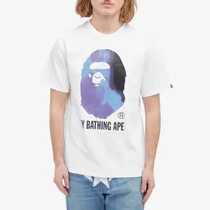 A BATHING APE Tie Dye Bathing Ape T-shirt