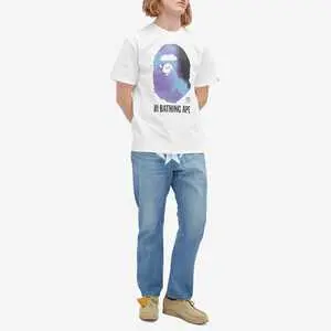 A BATHING APE Tie Dye Bathing Ape T-shirt