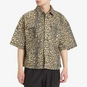 Rhude Leopard Short Sleeve Shirt