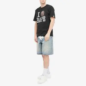 A BATHING APE I Love T-shirt - Black