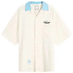 WOOYOUNGMI Contrast Collar Vacation Shirt