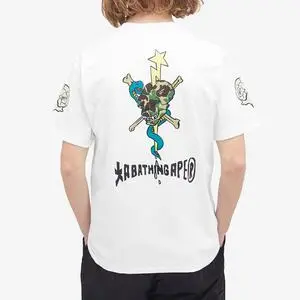 A BATHING APE Souvenir Skull Team T-shirt