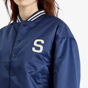 HOUSE OF SUNNY Satin Cult Bomber Jacket