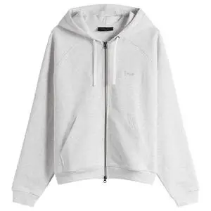 DIME Classic Logo Zip Hoodie - Ash