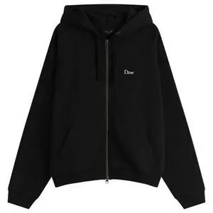 DIME Classic Logo Zip Hoodie - Black