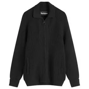 Barbour Heritage + Garthman Zip Cardigan - Black