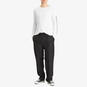 SECOND / LAYER Destroyed Skate Wave Long Sleeve T-shirt