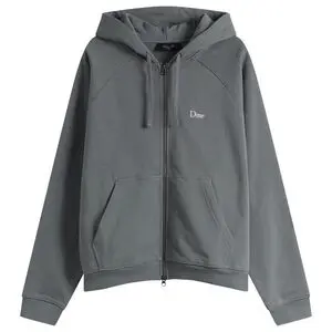 DIME Classic Logo Zip Hoodie - Granite