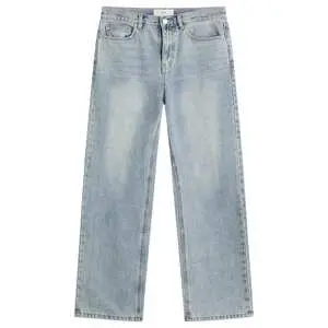 DUNST 90s Wide Leg Jeans - Light Blue