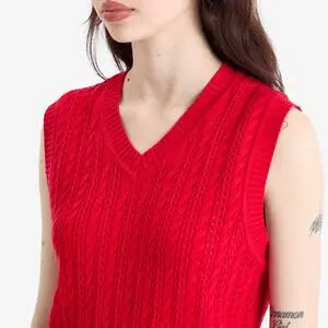 DUNST Textured Crochet Knit Vest