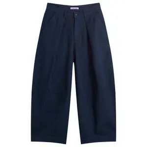 You Must Create Deadbeat Wide-leg Trousers - Navy