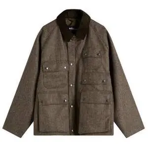 Barbour Heritage + Editor Wool Jacket - Olive Check