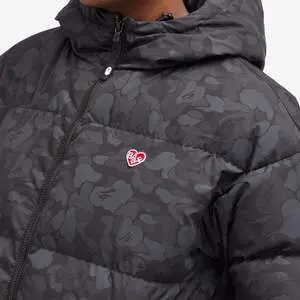 A BATHING APE Solid Camo Down Jacket