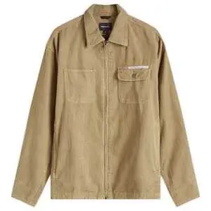 THISISNEVERTHAT Washed Corduroy Zip Jacket - Khaki
