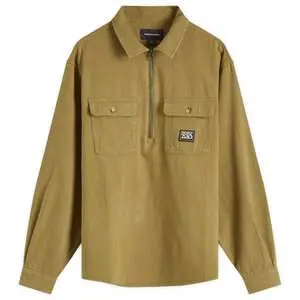 THISISNEVERTHAT Quarter Zip Shirt - Olive
