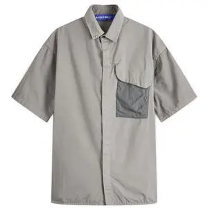 A-COLD-WALL* Brunswick Short Sleeve Shirt - Grey Stone
