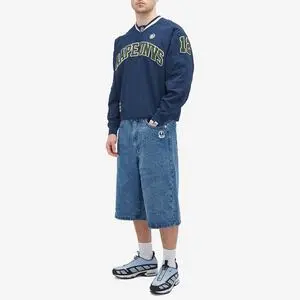 AAPE BY *A BATHING APE Aape Jacquard Denim Shorts