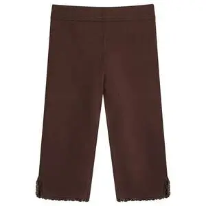 HOUSE OF SUNNY Classic Capri Pants In | Cotton/elastane | End Clothing - Coffee