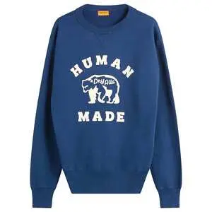 HUMAN MADE Polar Bear Tsuriami Sweatshirt - Navy
