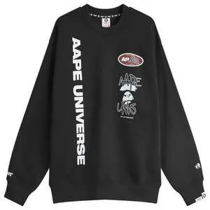 AAPE BY *A BATHING APE Aape Universe Back Stamp Sweatshirt
