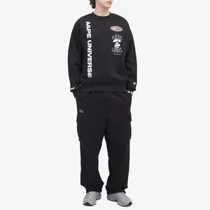 AAPE BY *A BATHING APE Aape Universe Back Stamp Sweatshirt