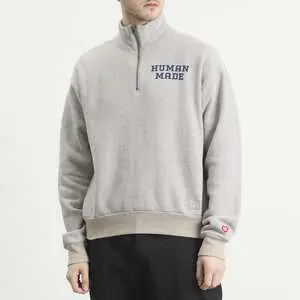 HUMAN MADE Half-zip Sweatshirt