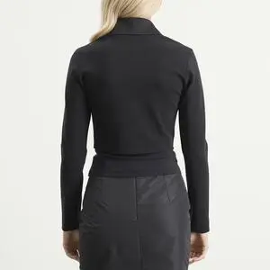 JIL SANDER Zip Up Jacket With Ribbed Collar