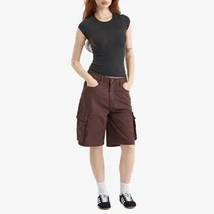 Good American Twill Cargo Short - Bark