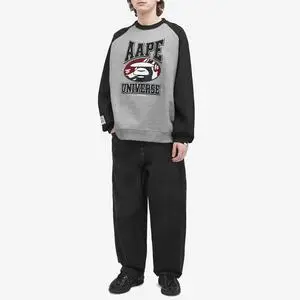 AAPE BY *A BATHING APE Ice Hockey Camo Stamp Sweatshirt