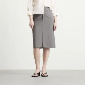 JIL SANDER High-waist Skirt With Slashed Side Waistband