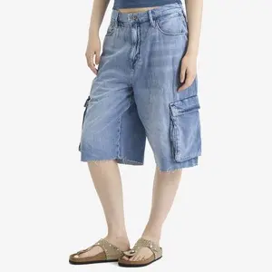 Good American Denim Cargo Short - Indigo