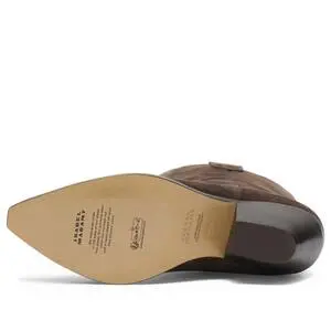 Isabel Marant Étoile Duerto Suede Cowboy Boot - Chocolate