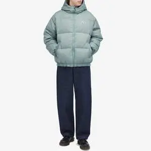 AAPE BY *A BATHING APE Aape Now Camo Badge Hooded Down Jacket