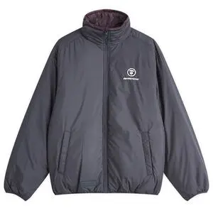 AAPE BY *A BATHING APE Aape Now Reversible Camo Padded Jacket - Dark Grey