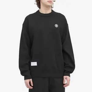 AAPE BY *A BATHING APE Camouflage Badge Knit Sweater