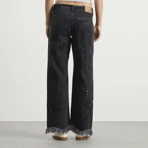 Isabel Marant Étoile Amia Embroidered Jeans