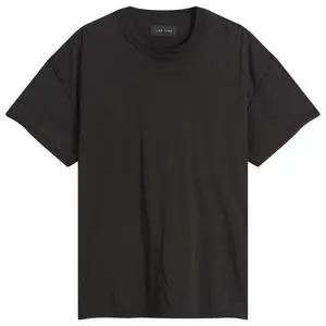 LES TIEN Lightweight Inside Out T-shirt - Jet Black